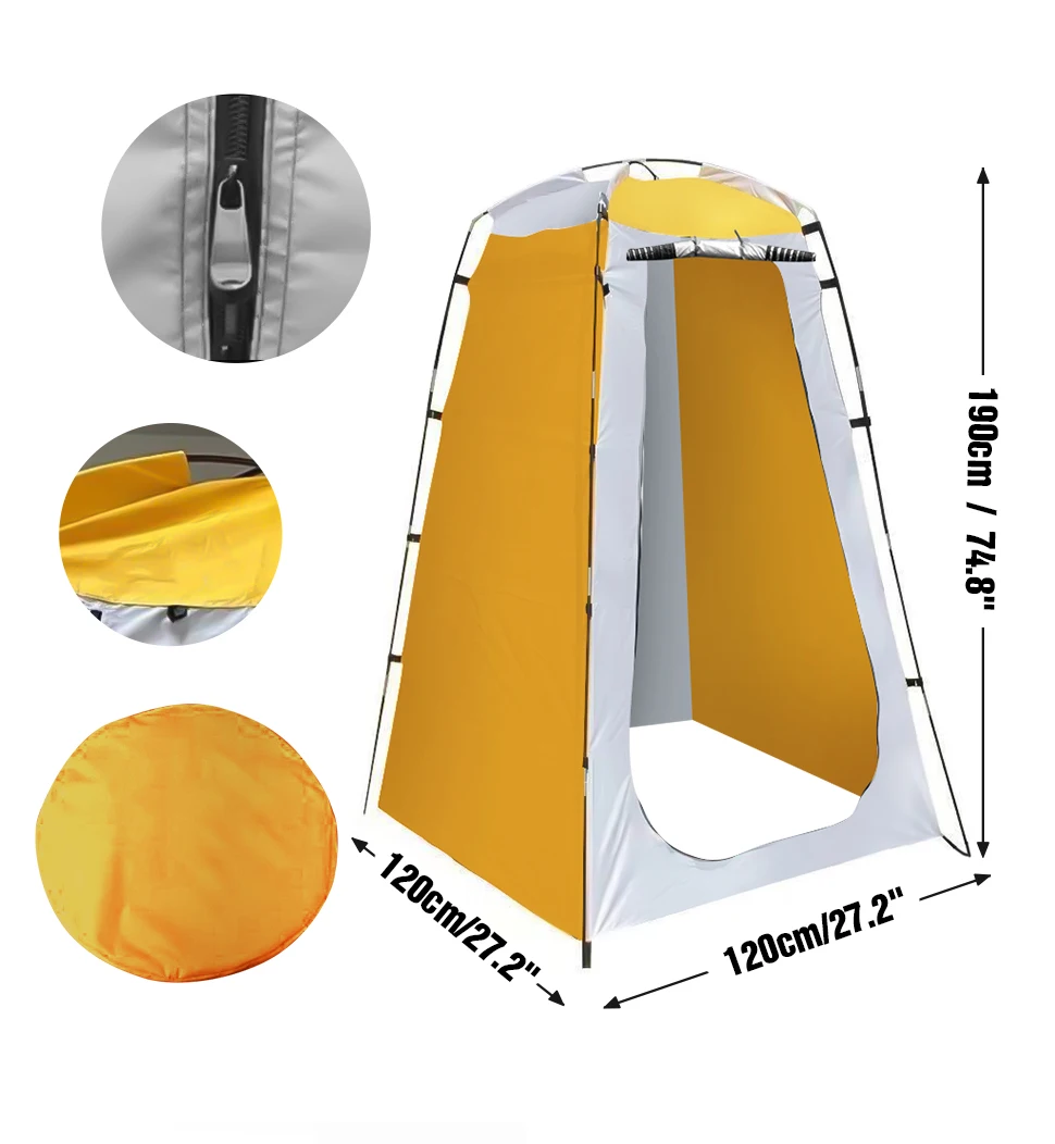 Westtune Portable Privacy Shower Tent Outdoor Waterproof Changing Room ...