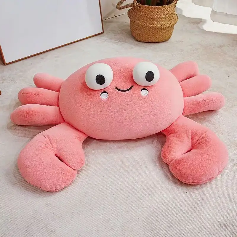 18/28/50cm Simulation Crab Doll Stuffed Plush Toy Handmade Doll Cartoon ...