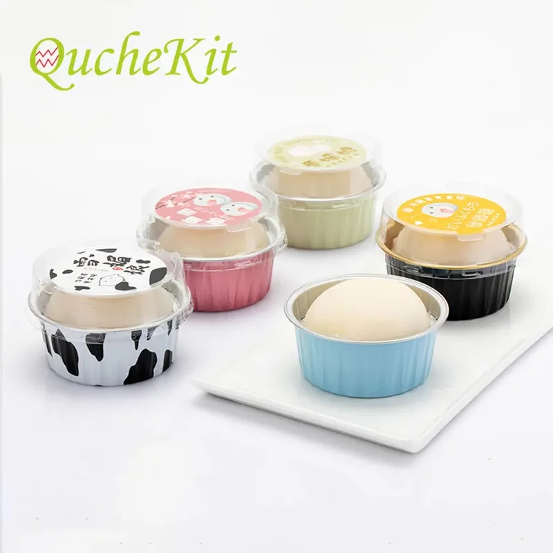 50pcs-125Ml-Muffin-Cupcake-Disposable-Cake-Baking-Cups-with-Lids ...