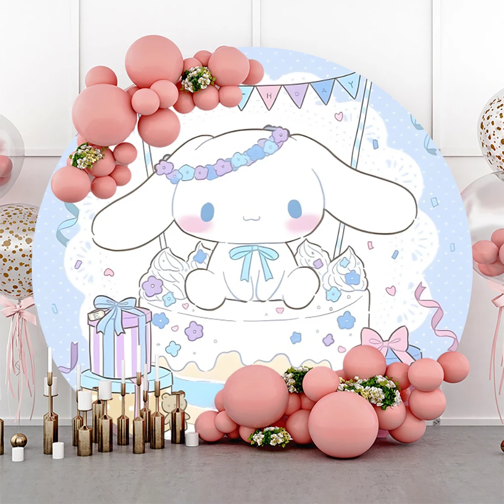 Cinnamoroll-Elastic-Round-Circle-Backdrop-For-Photography-Photo ...