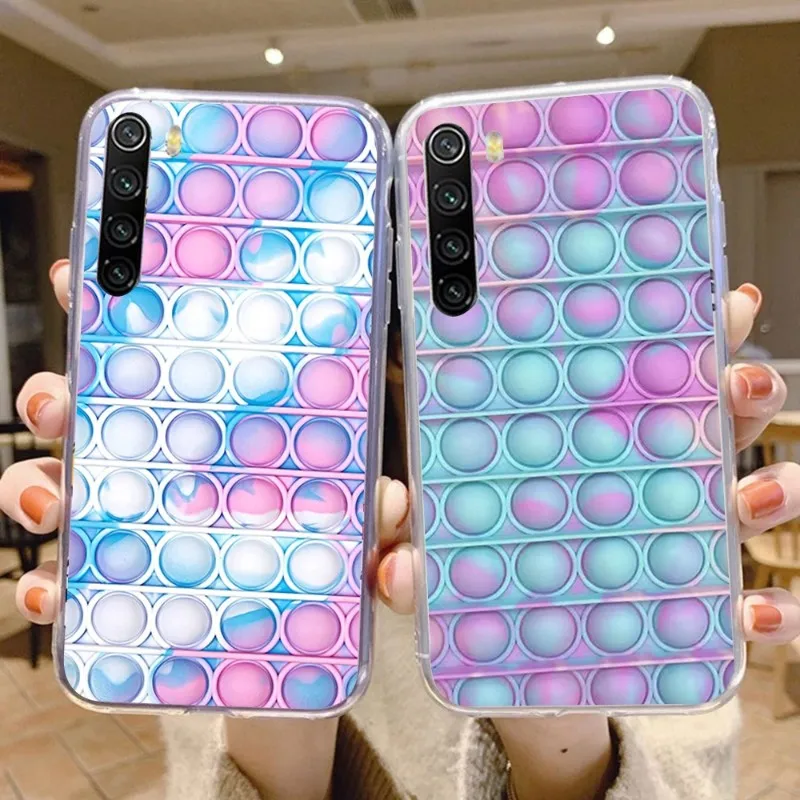 Bubble Fidget Phone Case For Xiaomi 12 11T 10 9 Redmi Note 11 10 10S ...