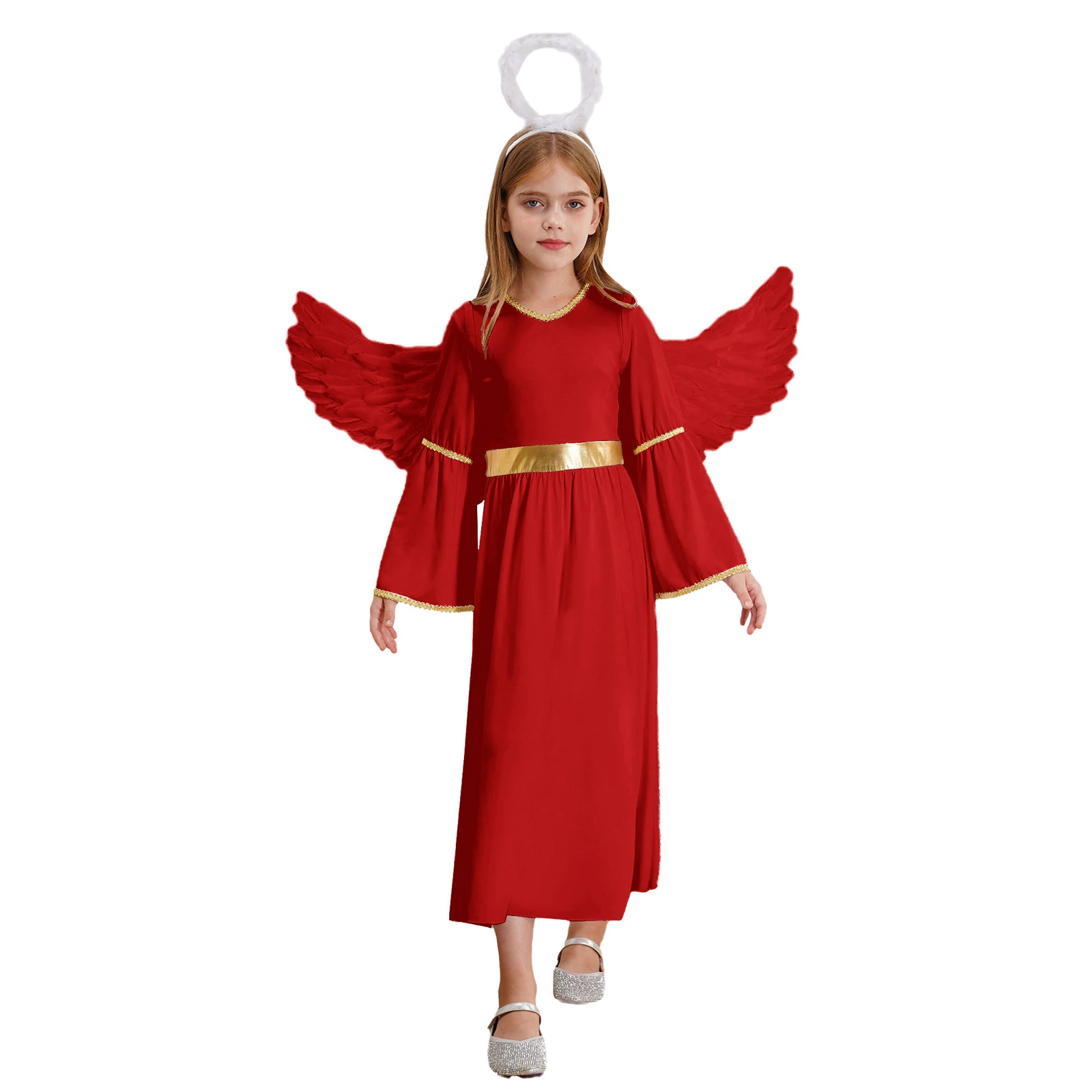 Disfraz de ángel para niñas, túnica de dios griego blanca, disfraz de ...