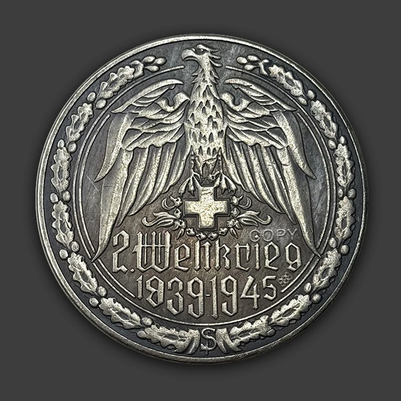 1939-1945-German-Copy-Commemorative-Coin-Home-Decoration-Challenge ...