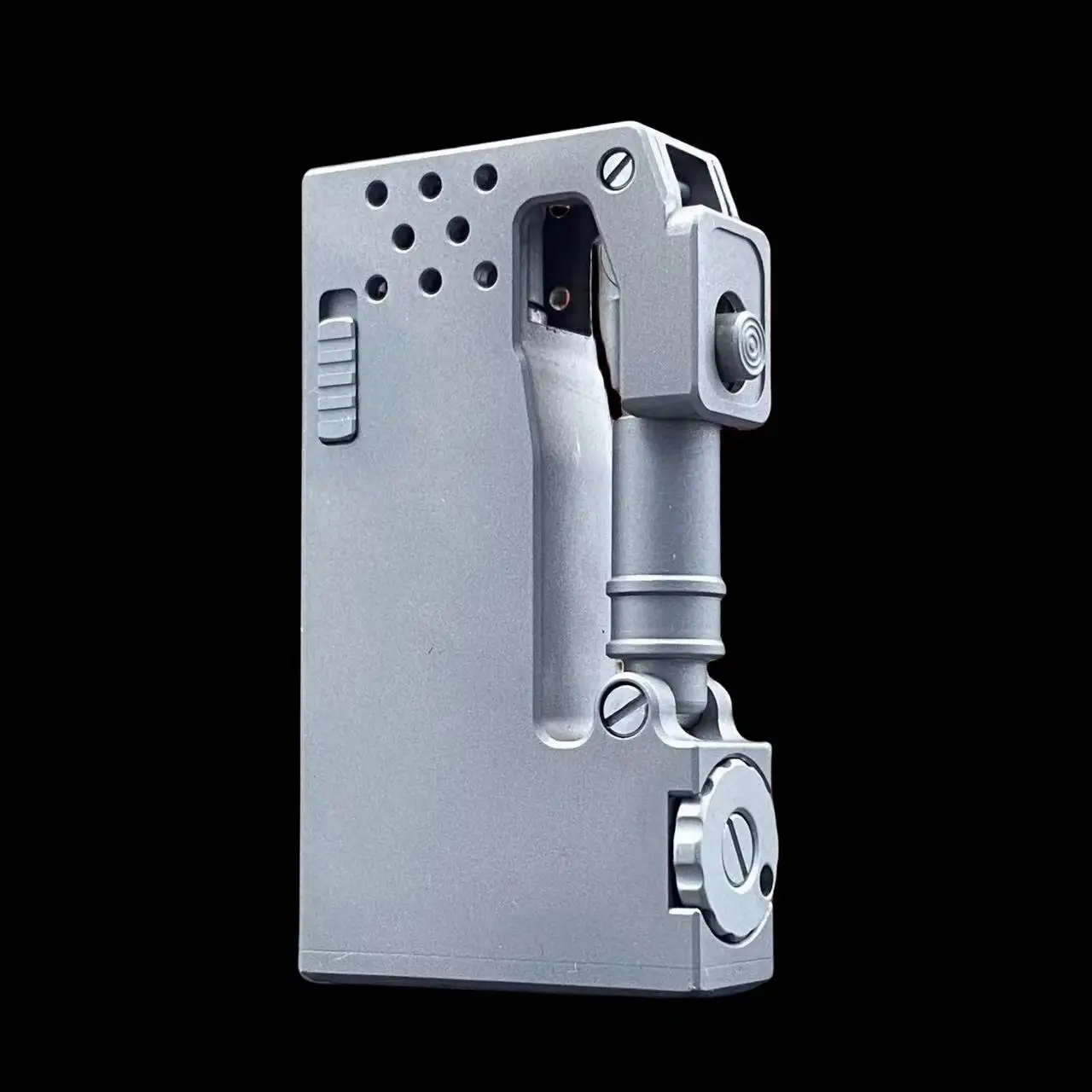 Titanium-Brass-Kerosene-Lighter-Semi-Automatic-Catapult-Oil-Lighter ...