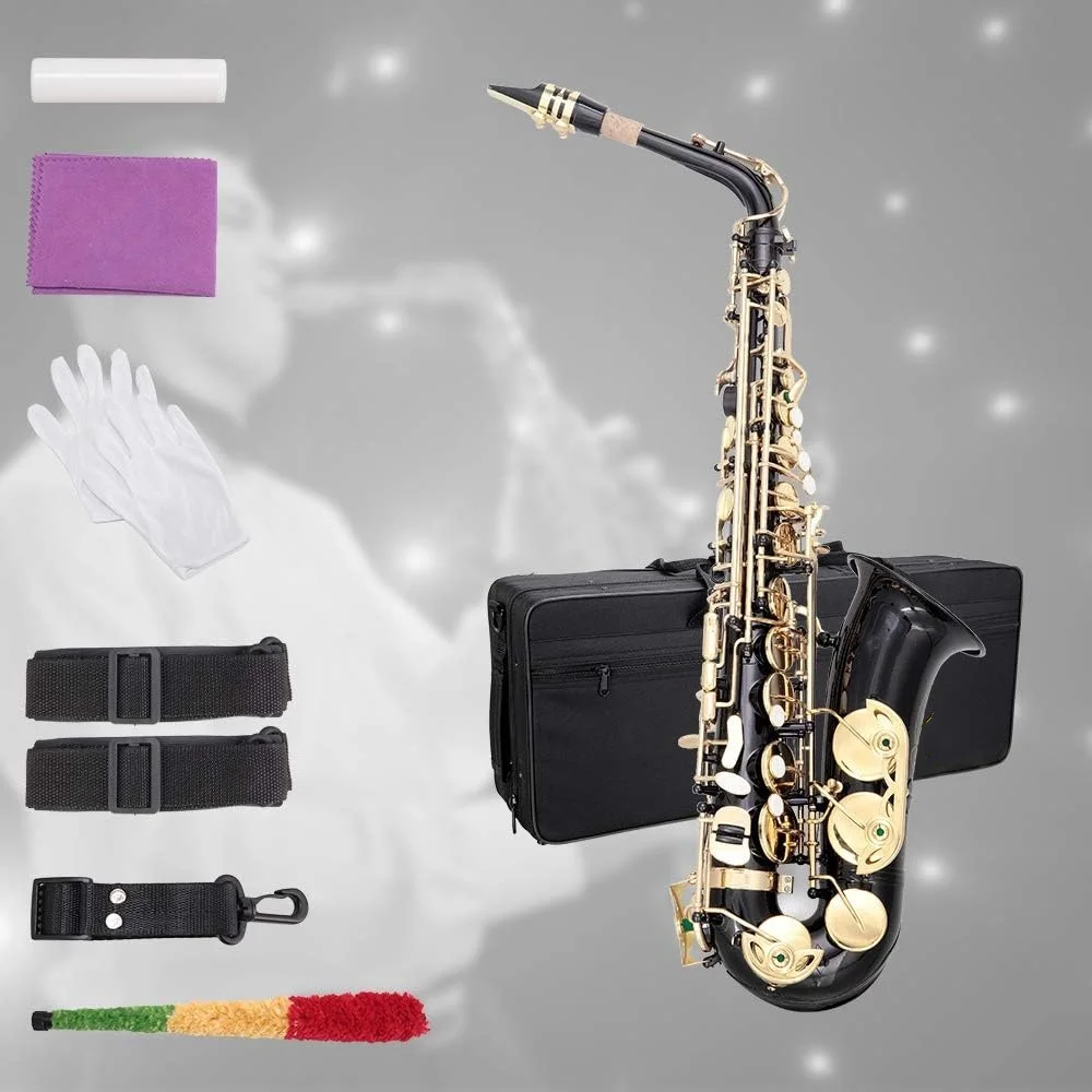Saxofone-Gold-Lacquer-Kit-com-Case-Boca-Pano-de-Limpeza-Macio-e-Rod-Sax ...