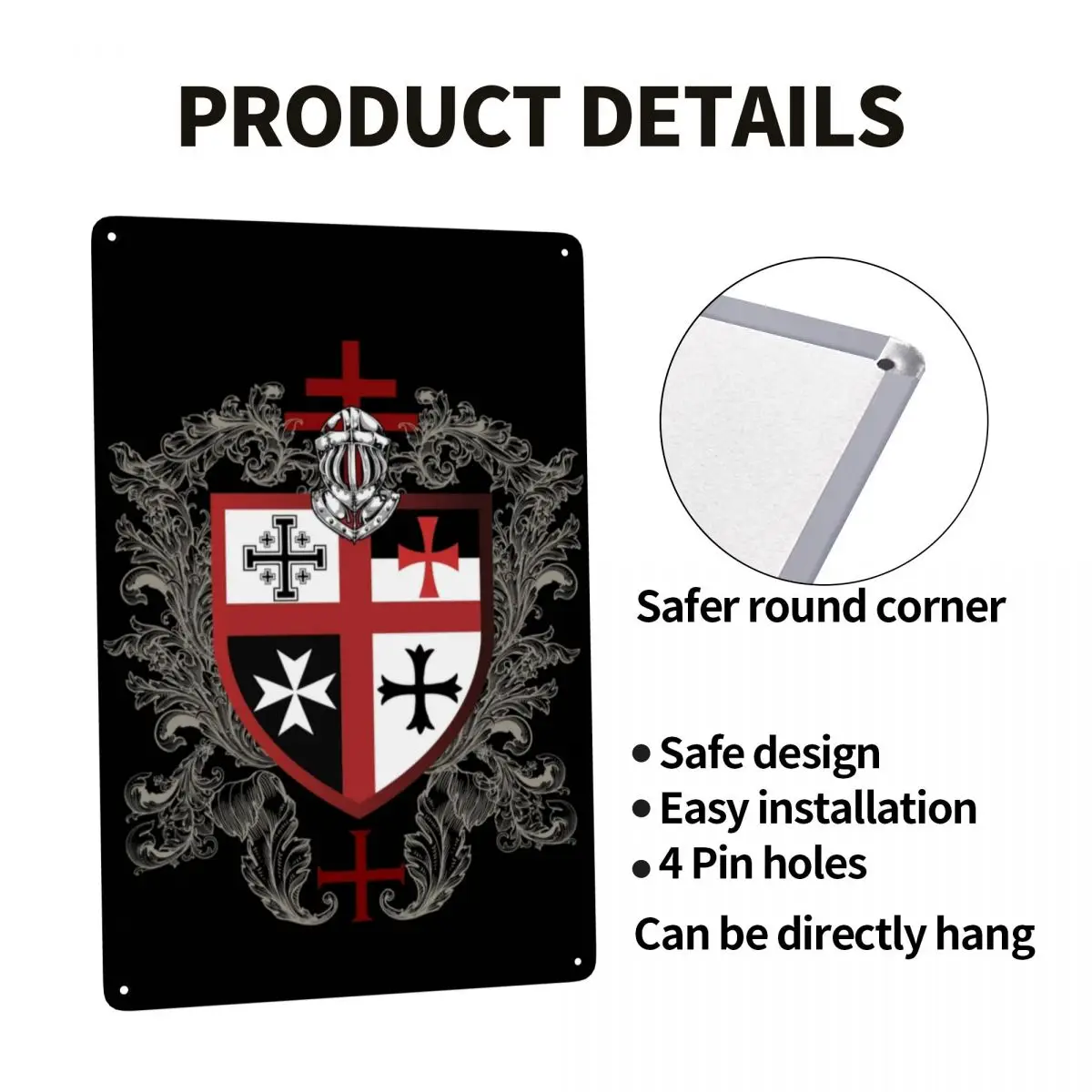 Knights Templar Shield Design