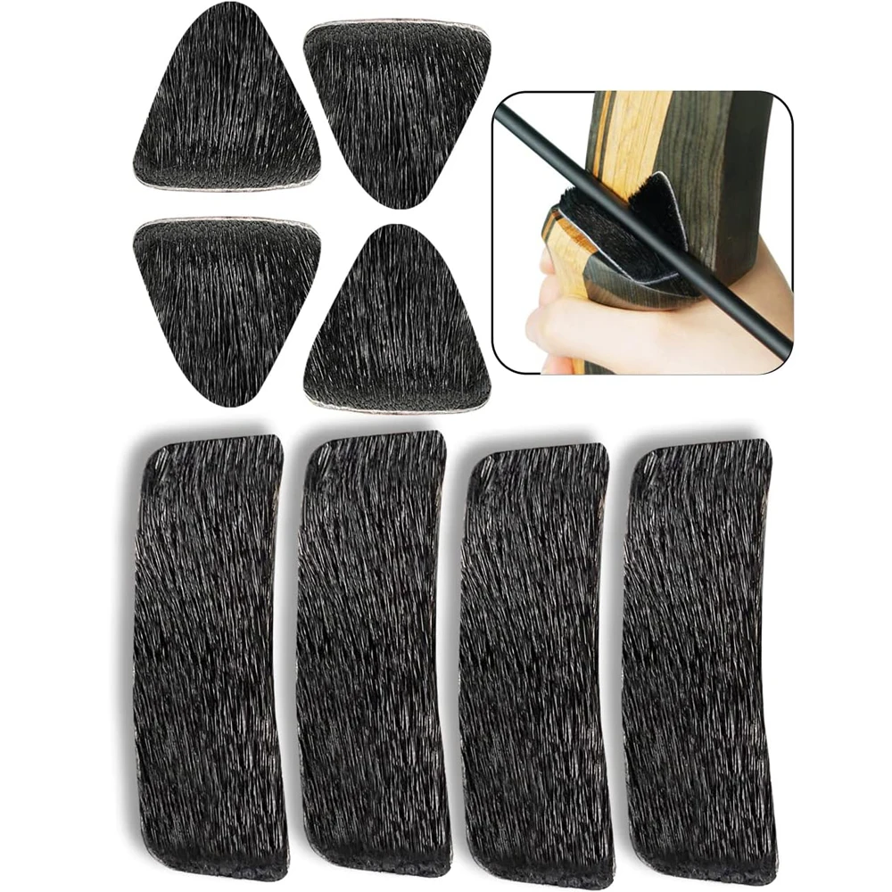 2 4 Pcs Recurve Bow Arrow Rest Archery Horse Hair Longbow Fur Pad ...