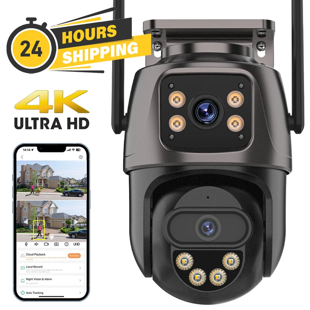 WiFi-Surveillance-Camera-4K-8MP-HD-Outdoor-Security-PTZ-IP-Camera-Dual ...