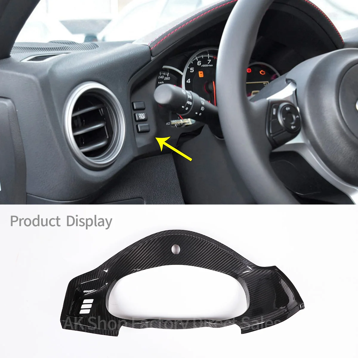 Para Toyota 86 GT86 Subaru BRZ 2012 2020 tablero de instrumentos de ...
