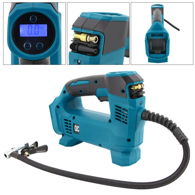 Electric-Air-Pump-High-Pressure-Cordless-Inflatable-Pump-Portable-Car ...