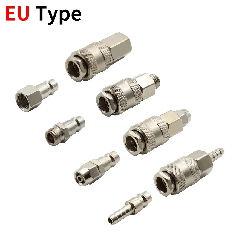 EU-Pneumatic-Fitting-Rapidities-Air-Hose-Connector-Coupling-Compressor ...
