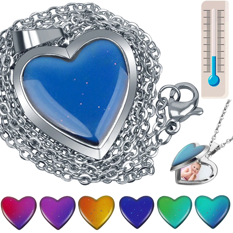 Heart-Mood-Locket-Necklace-Color-Changing-Necklace-Temperature-Mood ...
