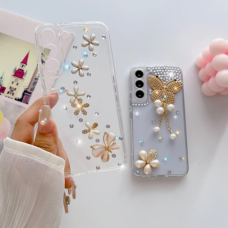 Handcrafted Glitter Luxury Smartphone Case with Lighting Effects for ...
