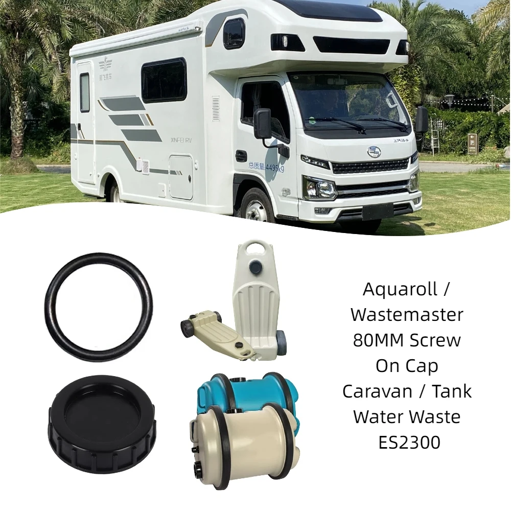 Caravana Aquaroll Wastemaster 80MM Screw On Cap With Seal Caravan Tank ...
