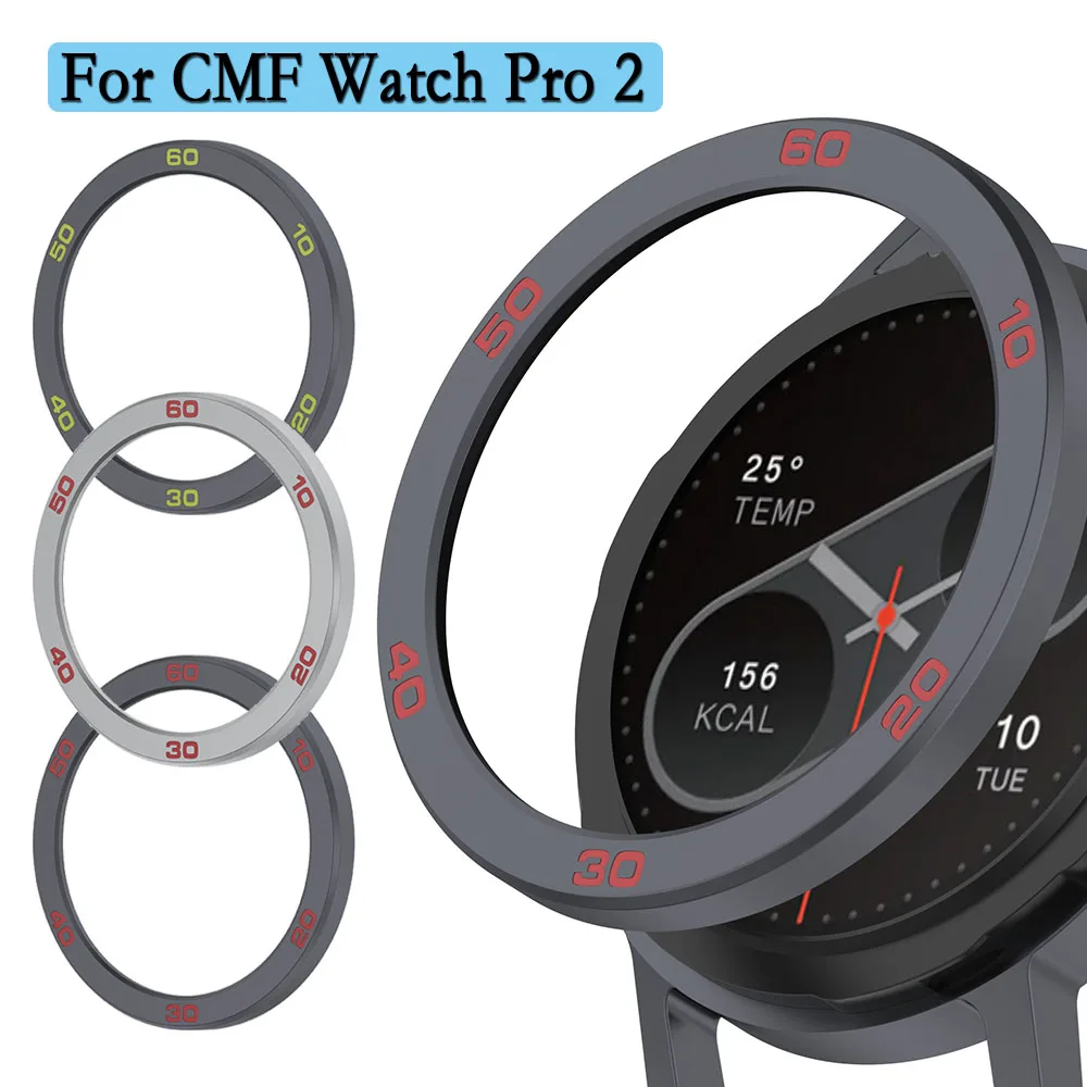 For-CMF-Watch-Pro-2-Metal-Bezel-Rings-Stainless-Steel-Bezel-Protection ...