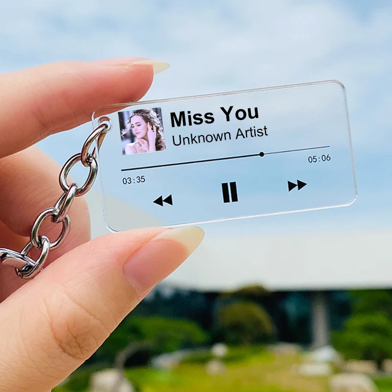 personalized-acrylic-clear-spotify-keychain-scan-code-music-song-singer