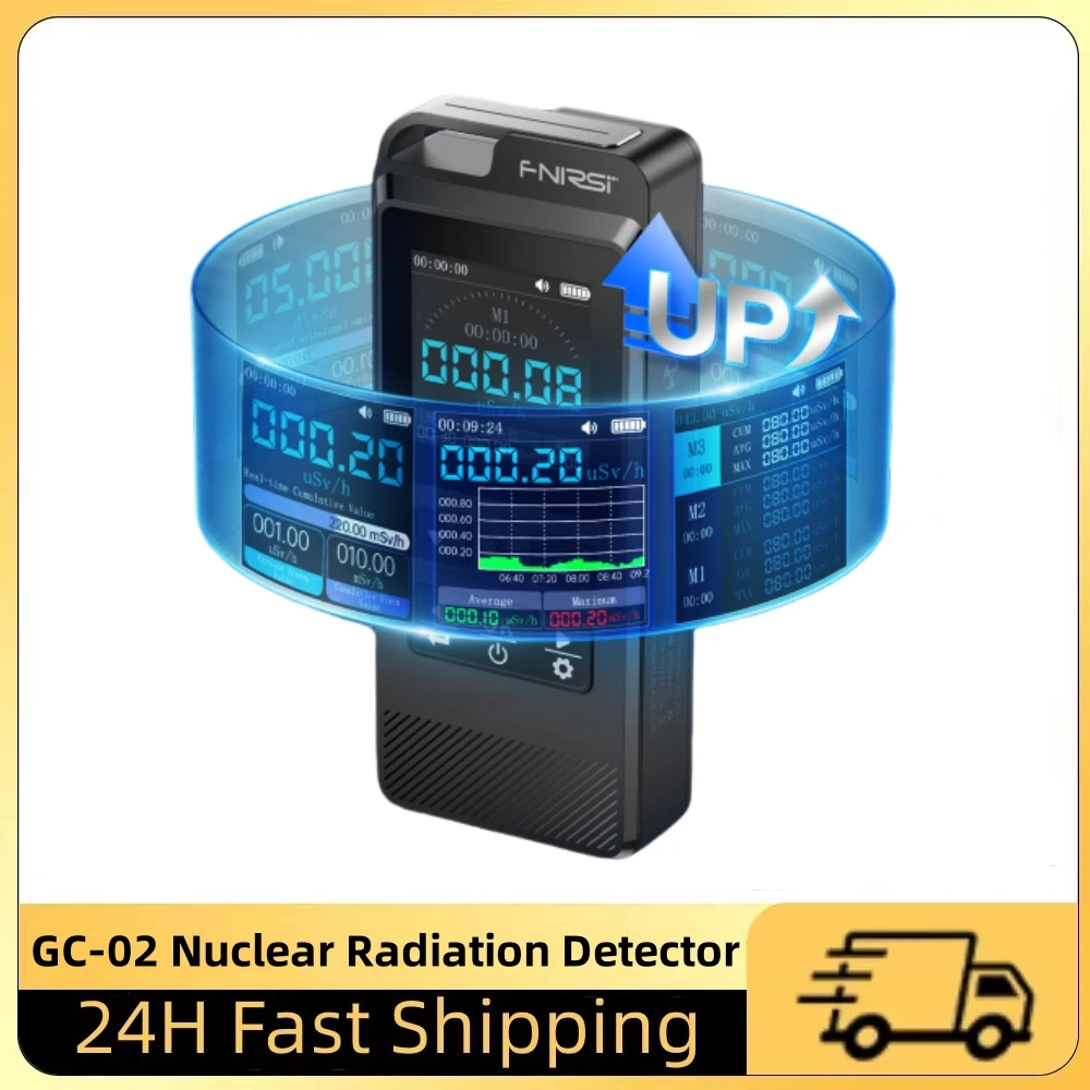 FNIRSI-GC-02-Geiger-Counter-Nuclear-Radiation-Detector-X-ray-ray-ray-Radioactivity-Detector ...
