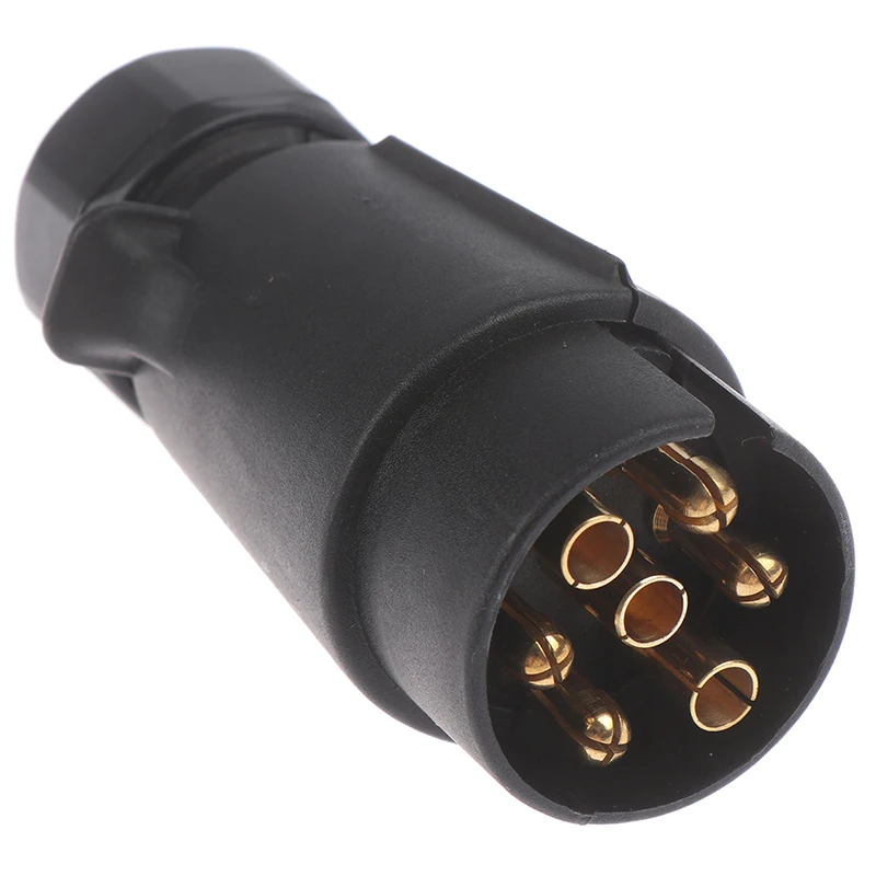 Conector-de-enchufe-de-coche-europeo-est-ndar-redondo-12V-7-v-as-7 ...
