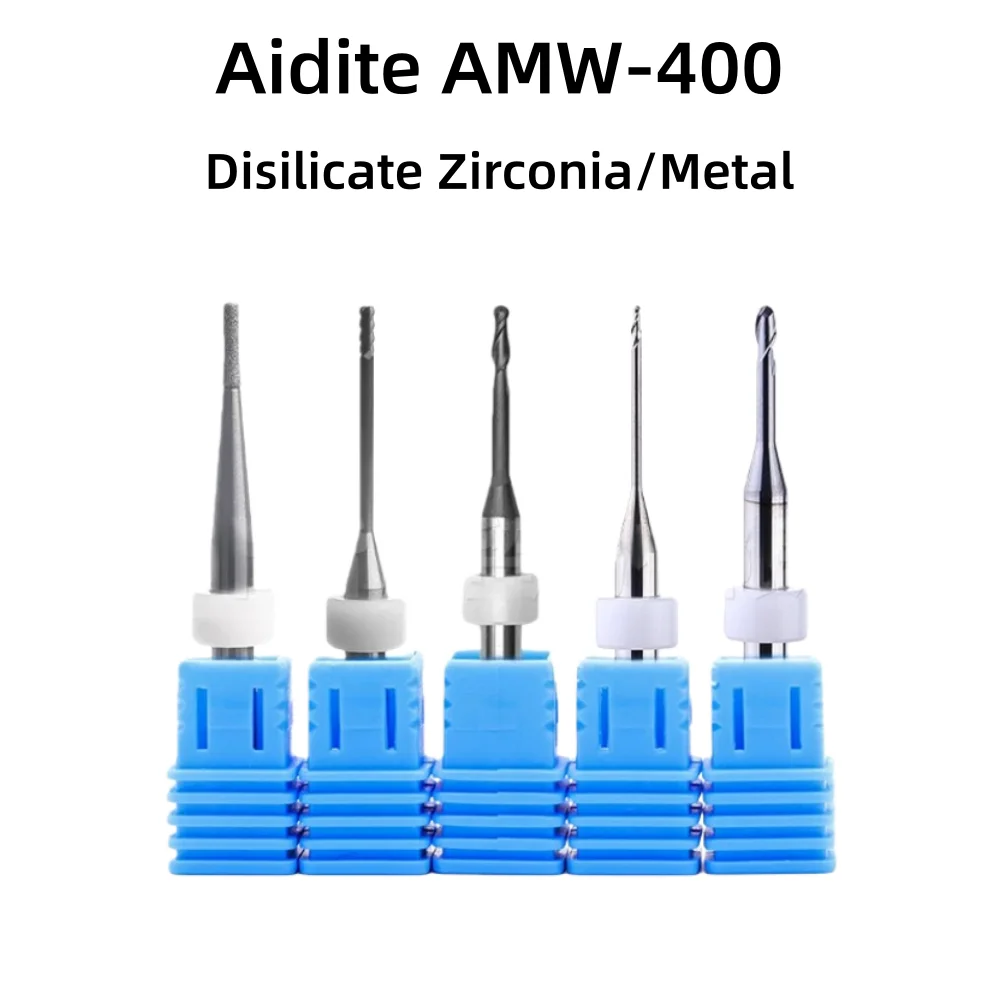 Aidite AMW-400 Dental Milling Burs for Metal /Lithium Disilicate CAD ...