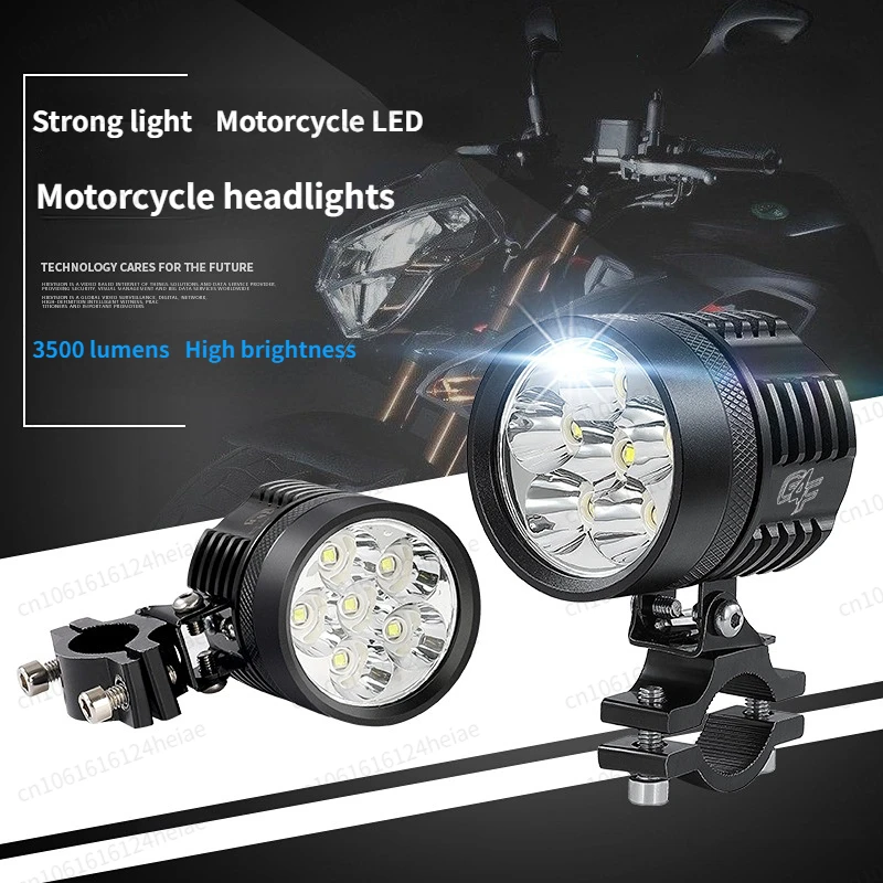 36W-Led-Headlights-Motorcycle-Universal-Moto-Spotlight-LED-Motorcycle ...