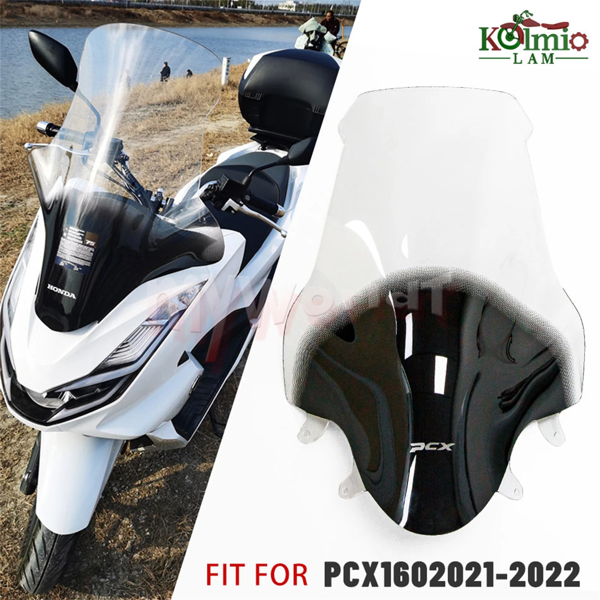 Fit For Honda PCX125 PCX150 PCX160 2021 2022 Motorcycle Windshield ...