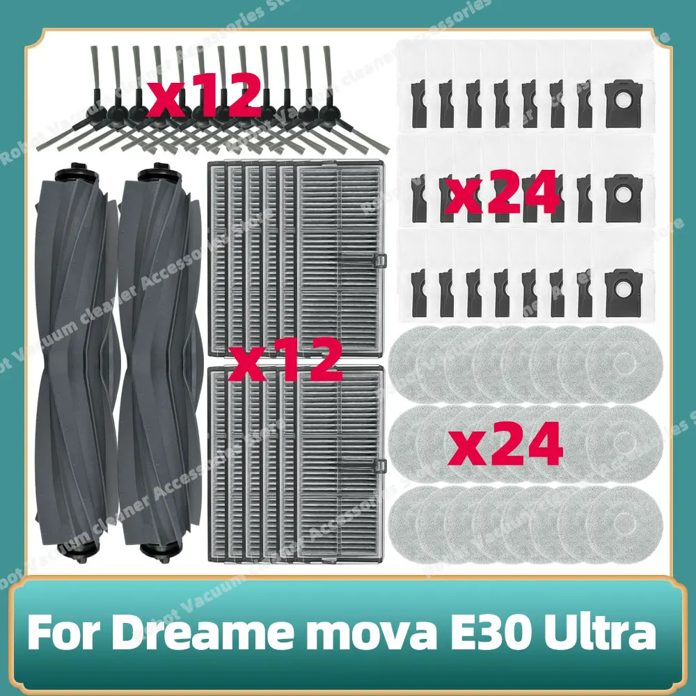 Compatible-For-Dreame-Mova-E30-Ultra-Replacement-Main-Side-Brush-Hepa ...