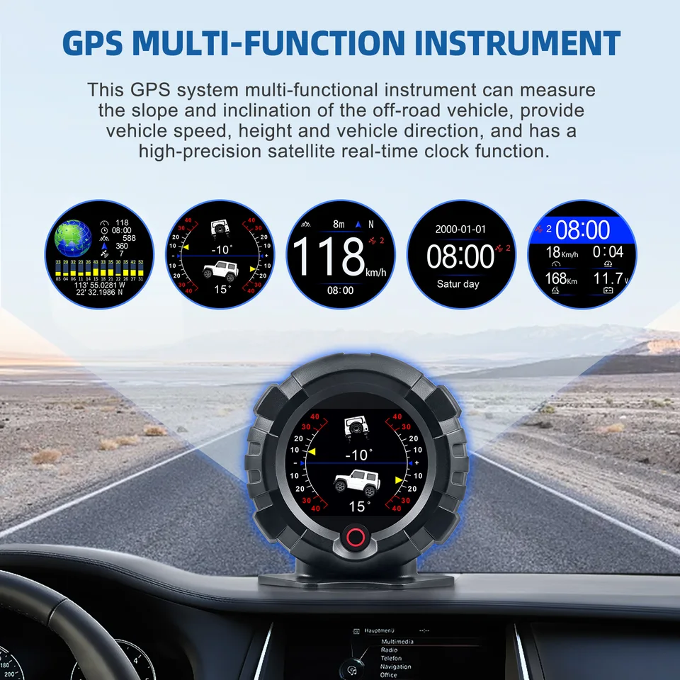 Digital Angle Finder Car Speed Slope Meter Intlligent Inclinometer M50 ...