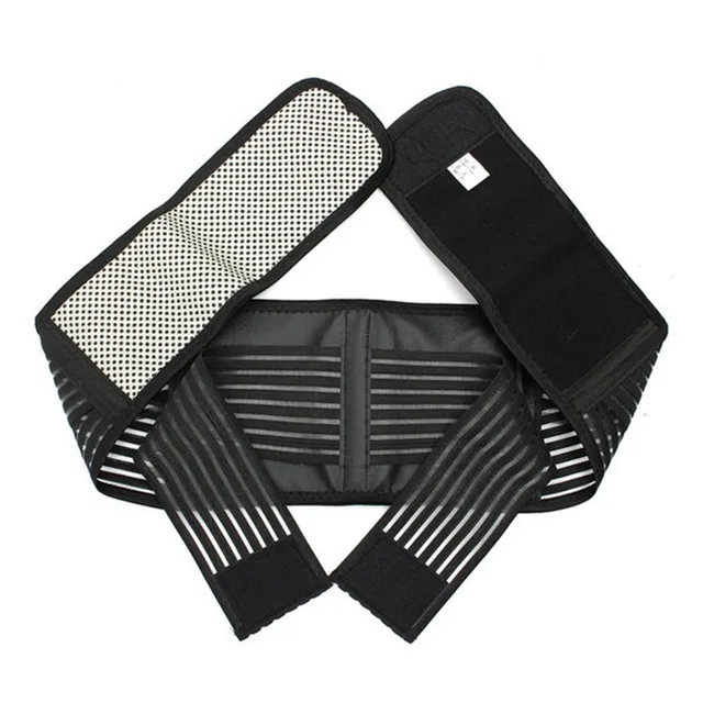 1Pcs Adjustable Neoprene Double Pull Lumbar Support Lower Back Belt ...