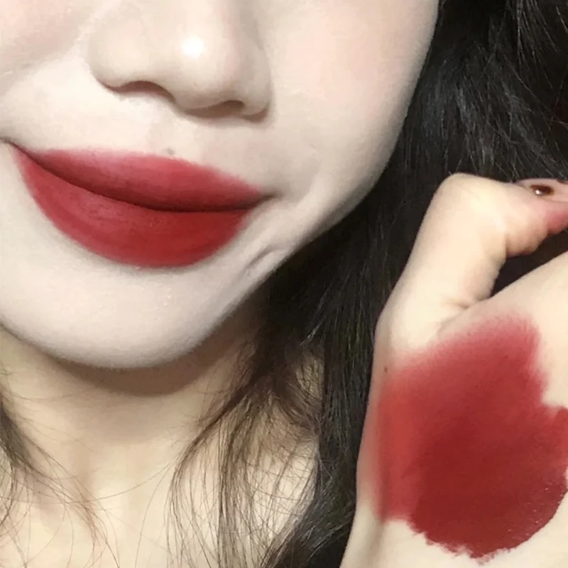 Juego de pintalabios líquido de terciopelo mate, rojo, marrón, Sexy ...