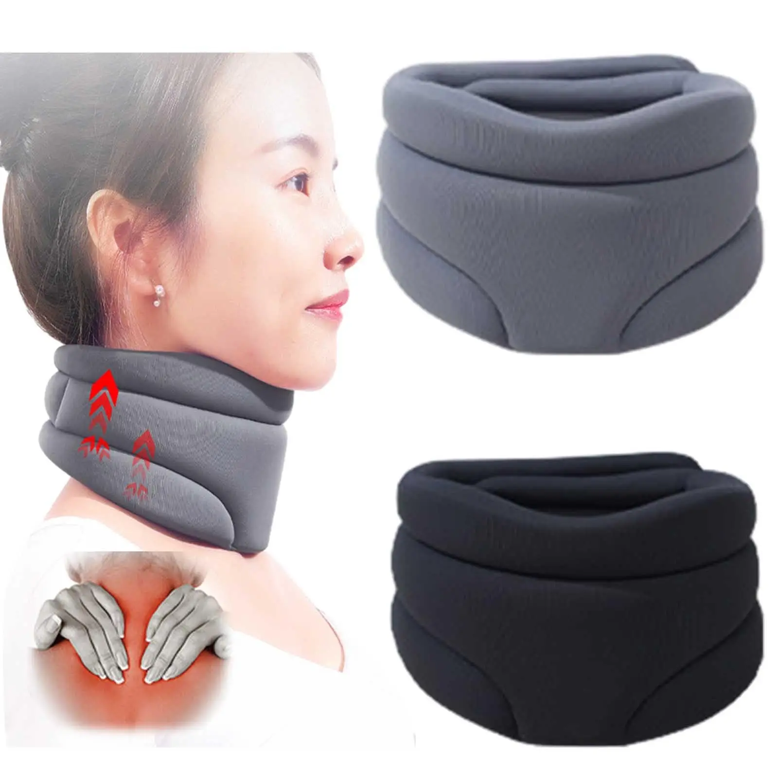 Neck-Brace-Cervical-Correction-Collar-Relief-Neck-Pain-Spine-Pressure ...