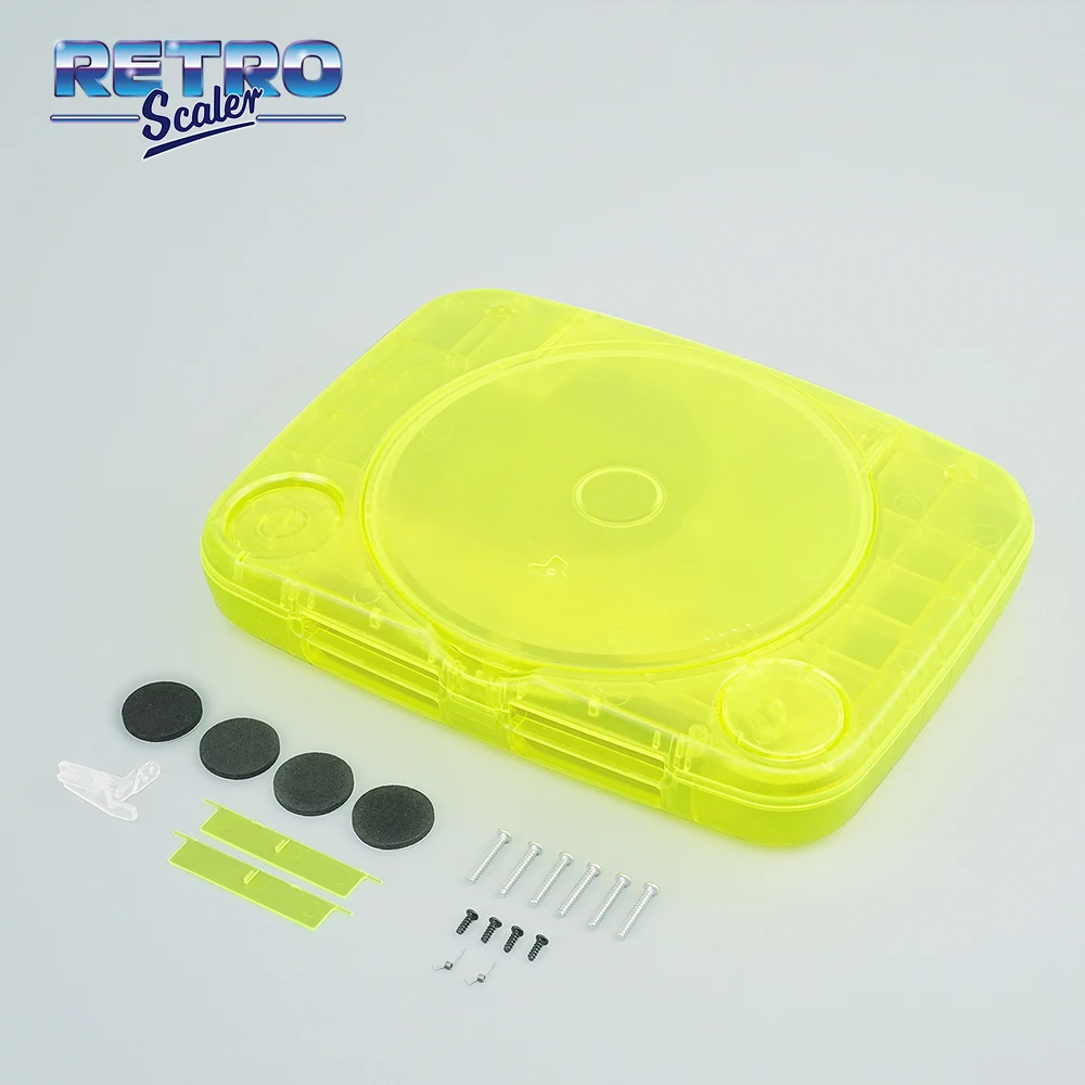 RetroScaler-Replacement-Shell-Transparent-Green-PS1-Case-for-All ...