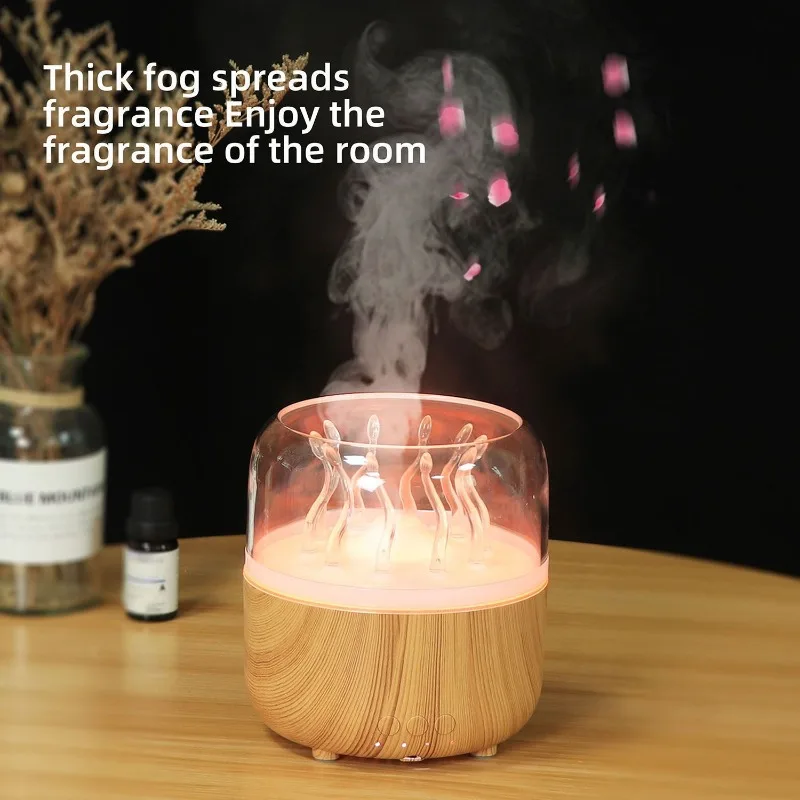 Rotating Dynamic Spray Jellyfish Like Atmosphere Lamp Aromatherapy ...
