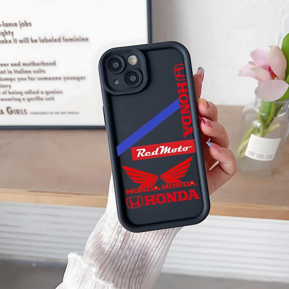 Luxury-Motorcycle-Hondas-Phone-Case-Simple-Solid-Color-Matte-Silicone ...