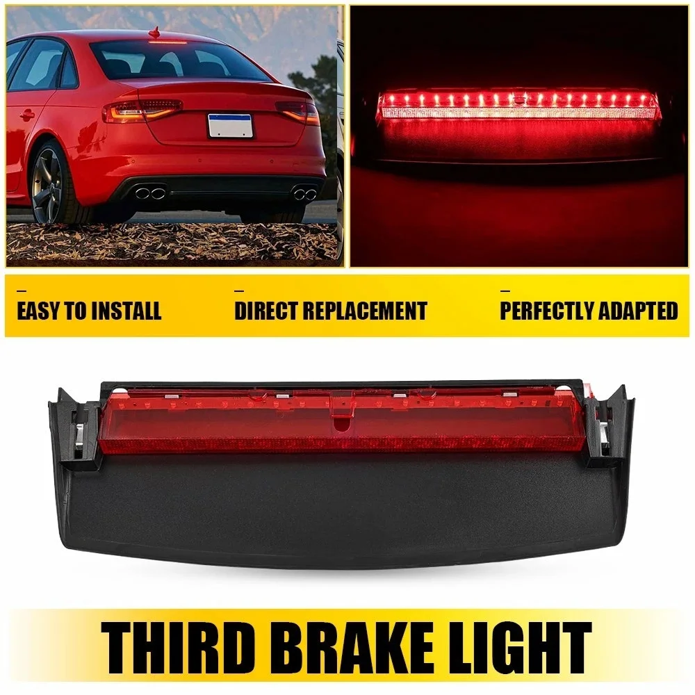 Red LED Third High Brake Light For Audi A4 S4 A4L B8 Quattro 2009-2015 ...