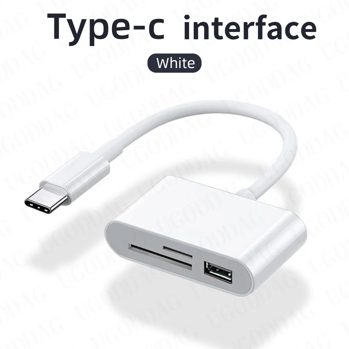 Multi Port Hub 3 In1 Converter Type-c To USB C A OTG Adapter TF SD ...