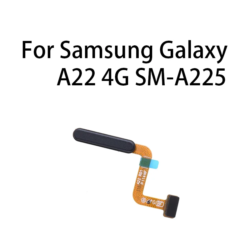 org Home Button Fingerprint Sensor Flex Cable For Samsung Galaxy A22 4G ...