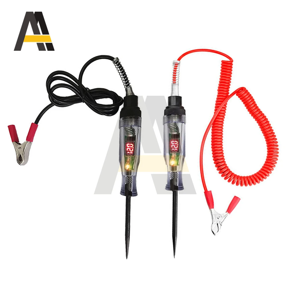 3-36v 6-24v Dc Car Truck Voltage Circuit Tester Digital Display ...