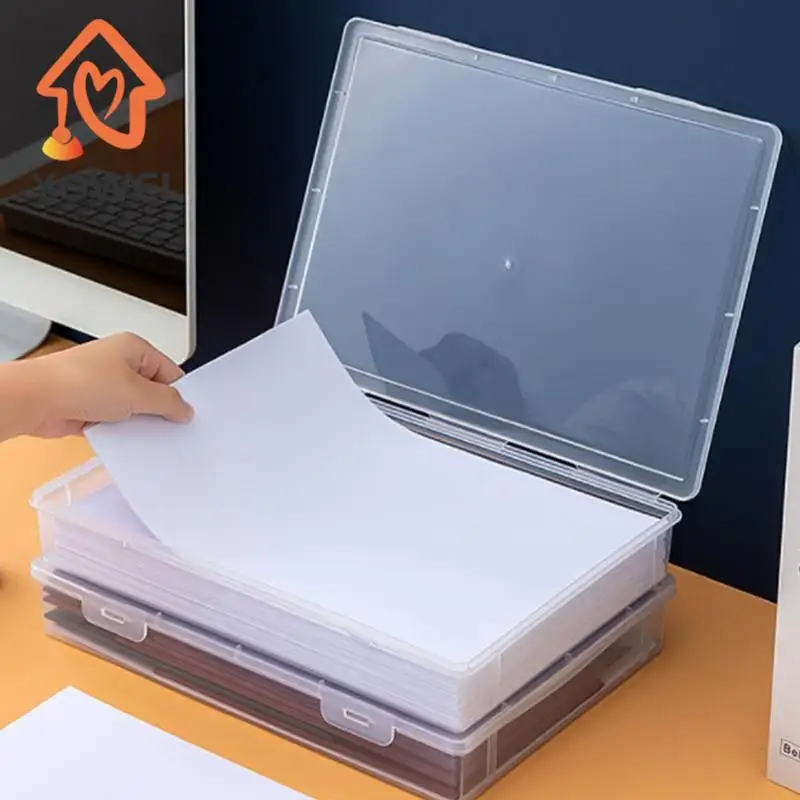 New-Book-A4-Document-Storage-Box-Desktop-Office-Test-Paper-Storage ...