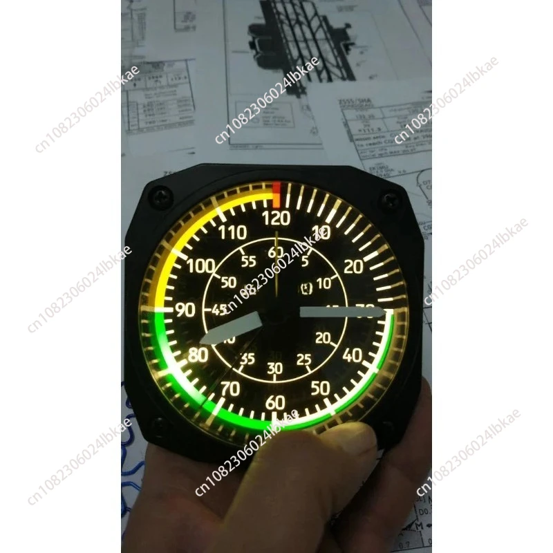 For Cessna Aircraft Simulation Instrument Airspeed Meter Alarm Clock ...