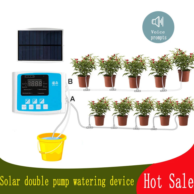 1/2 Pump Intelligent Drip Irrigation Water Pump Timer System Garden ...