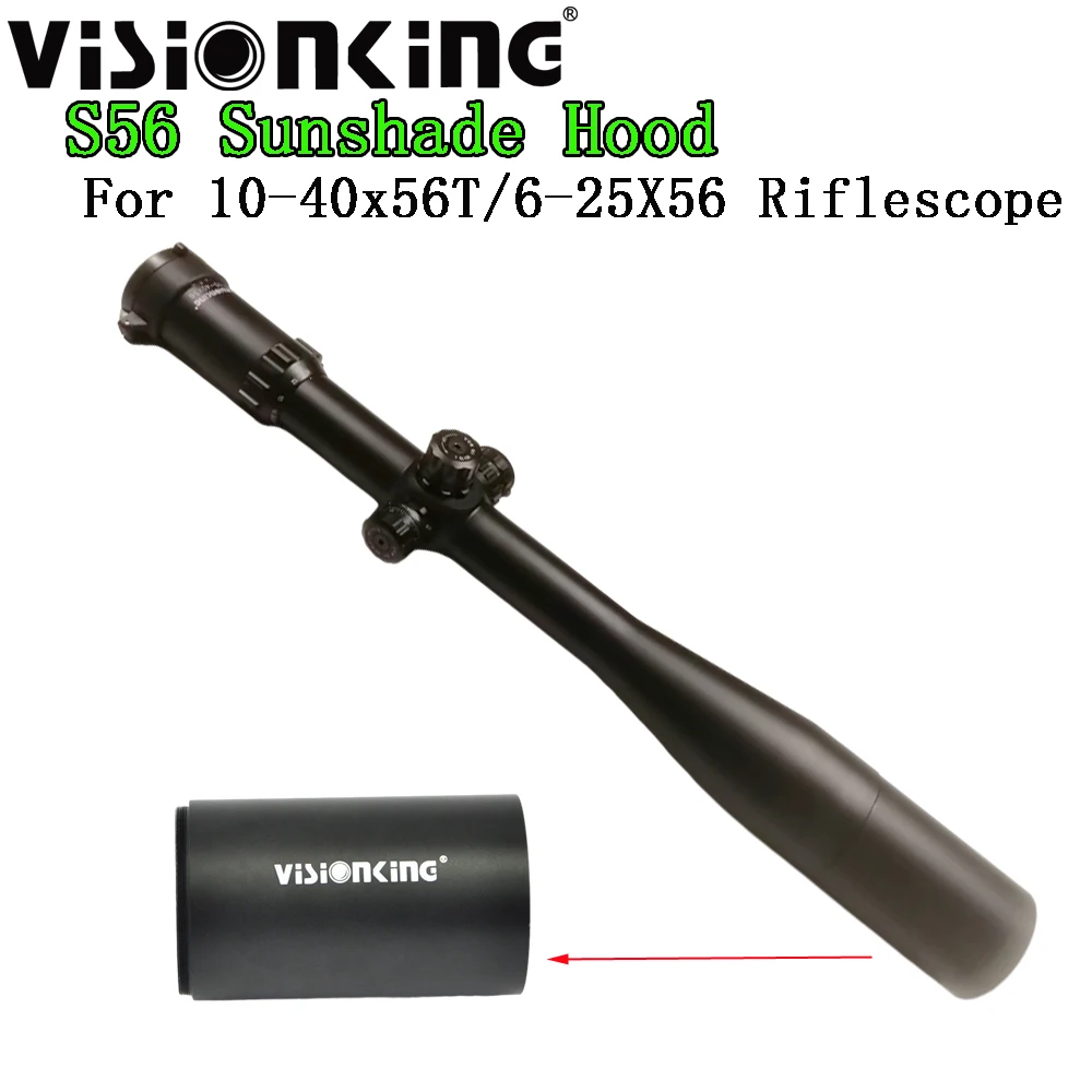 Visionking-56mm-Riflescope-Aluminum-Objective-Lens-Sunshade-For-10 ...