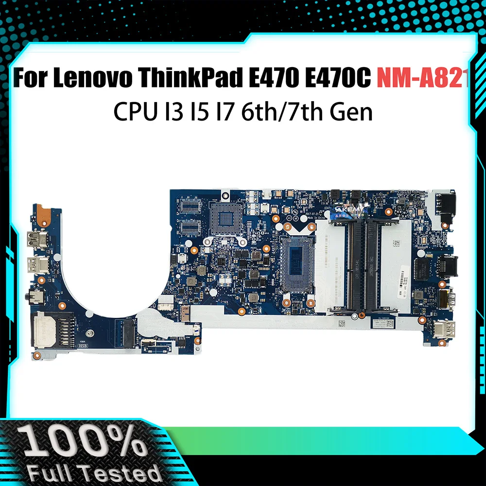 01YT084-Mainboard-For-Lenovo-ThinkPad-E470-E470C-Laptop-Motherboard-NM ...