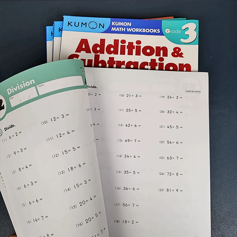 Hoja De Trabajo De Kumon Kumon Grade 3 Complete Set Libros De