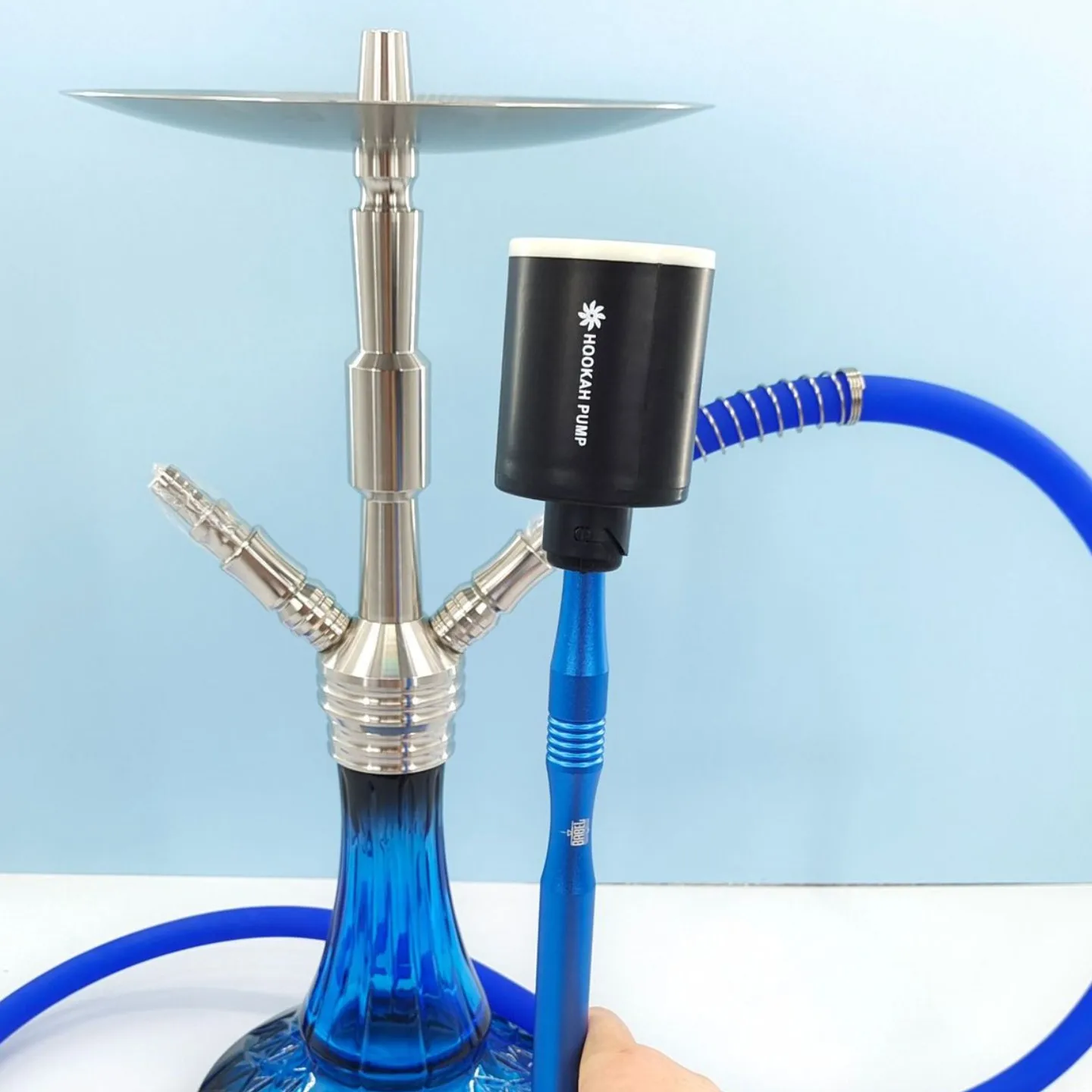Usb-Recharging-Shisha-Pump-With-RGB-Led-Light-Hookah-Electronic-Strong ...