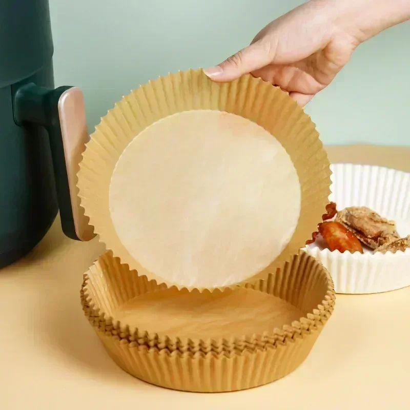 50pcs-Disposable-Food-Grade-Oven-Special-Silicone-Oil-Paper-Air-Fryer ...