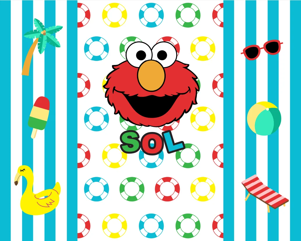 Personalized Sesame Street Sign Template