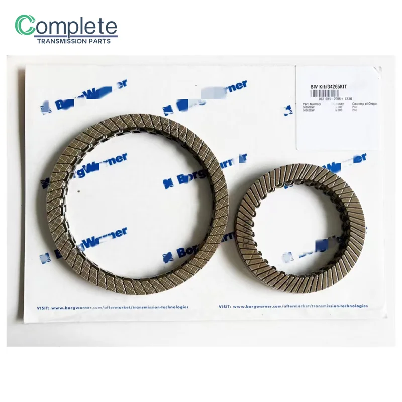 0B5-DL501-7Speed-Borg-Warner-Transmission-Wet-Dual-Clutch-Friction-Kit ...