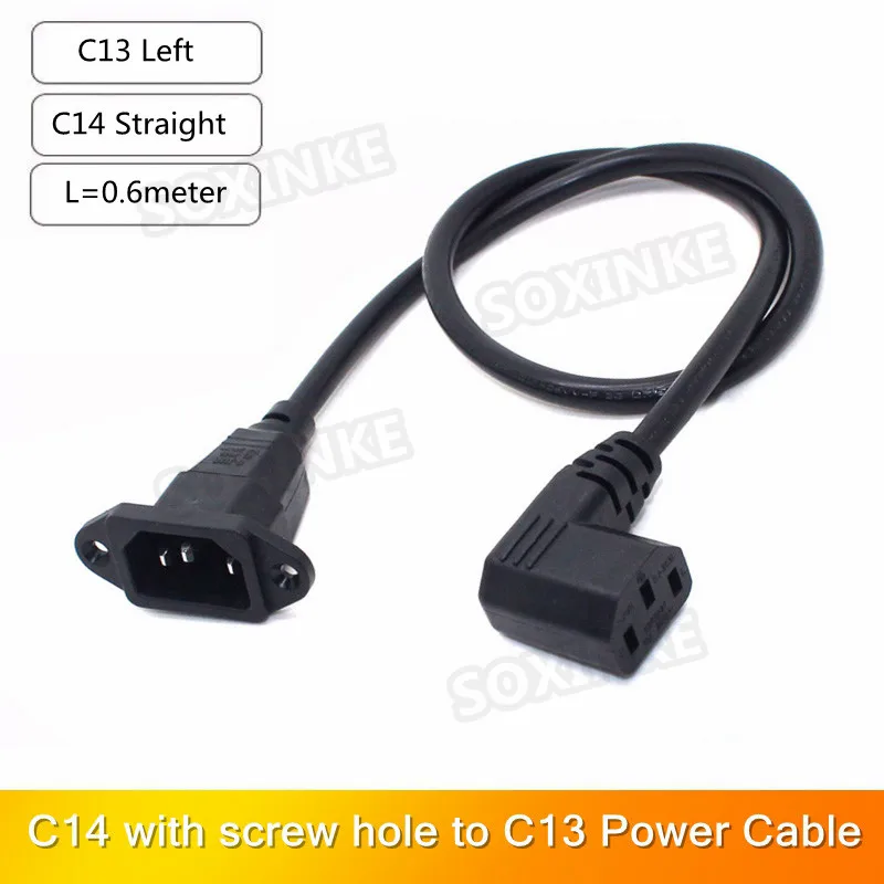 IEC320-C14-with-screw-holes-and-C13-Right-Angled-Short-C14-to-C13 ...