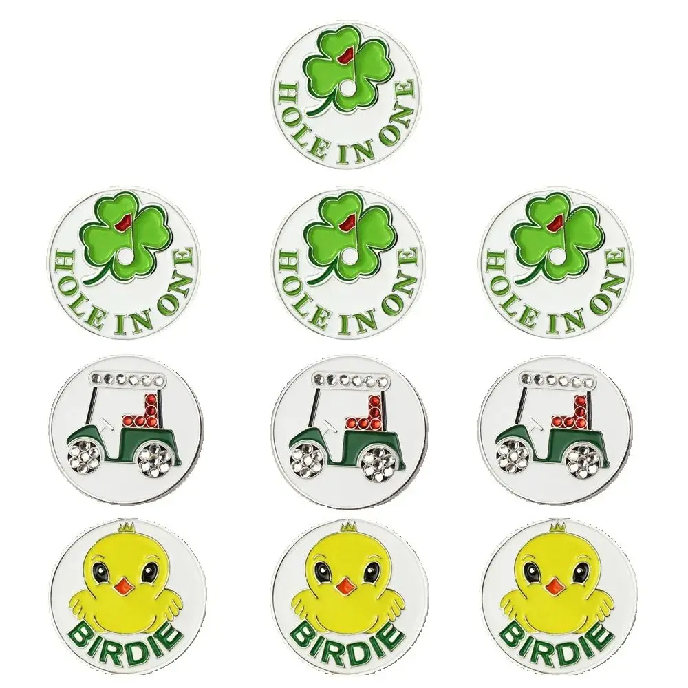 10 Pack Assorted Patterns Golf Ball Markers Fits All Magnetic Golf ...