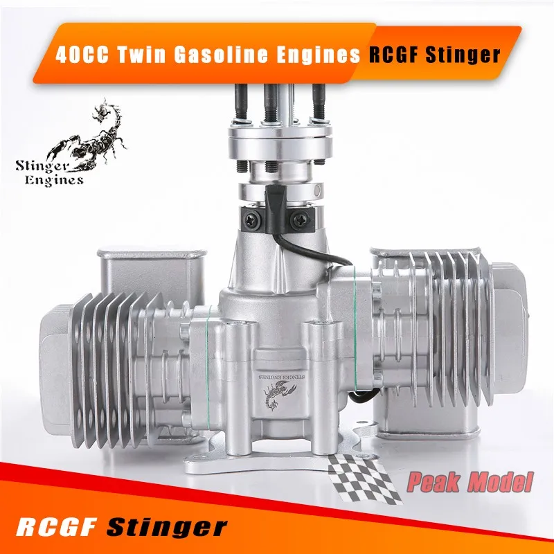 Rcgf 20cc Twin Gas Engine | Rcgf 20cc Gasoline Engine | Rcgf 10cc ...